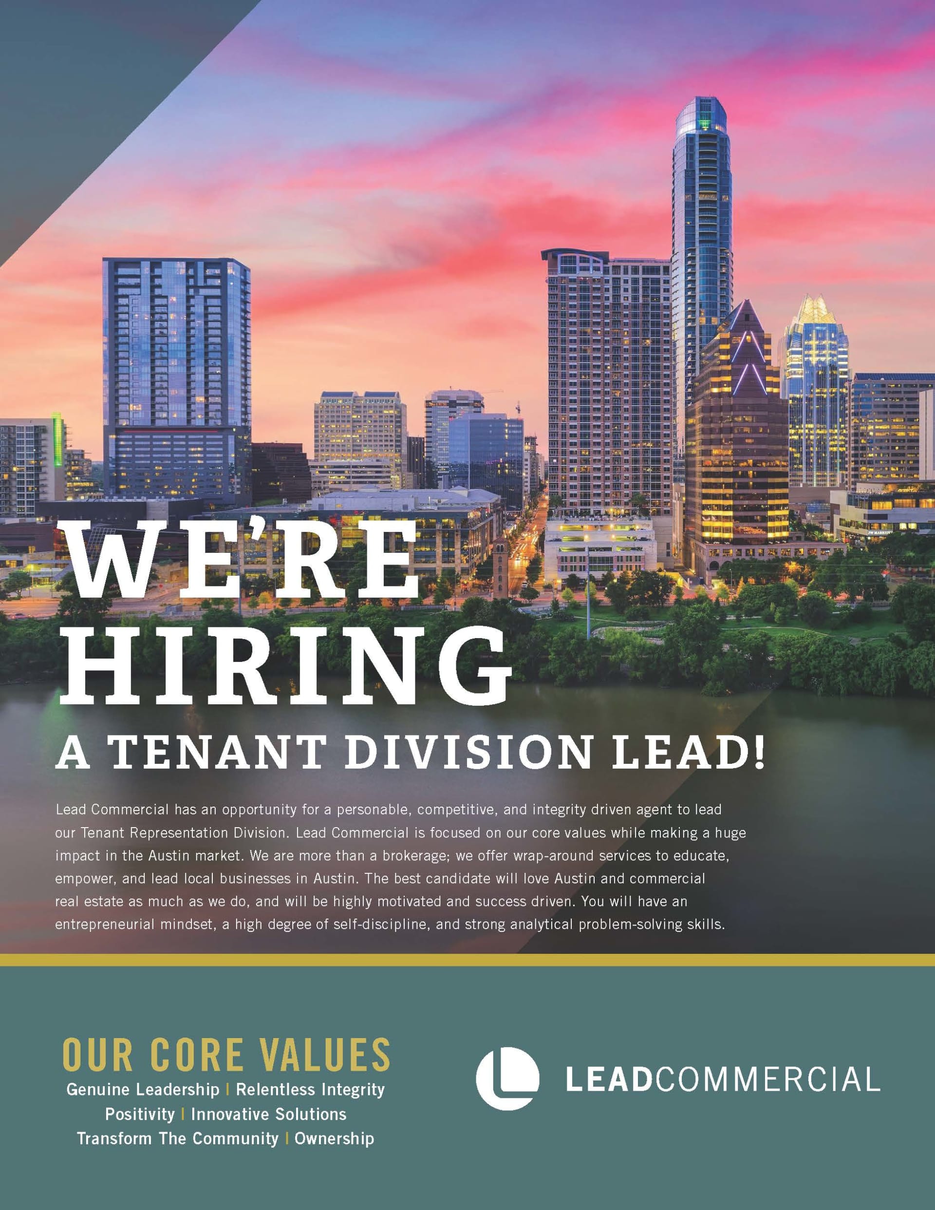 Join the Team | Lead Commercial | Austin Real Estate Team