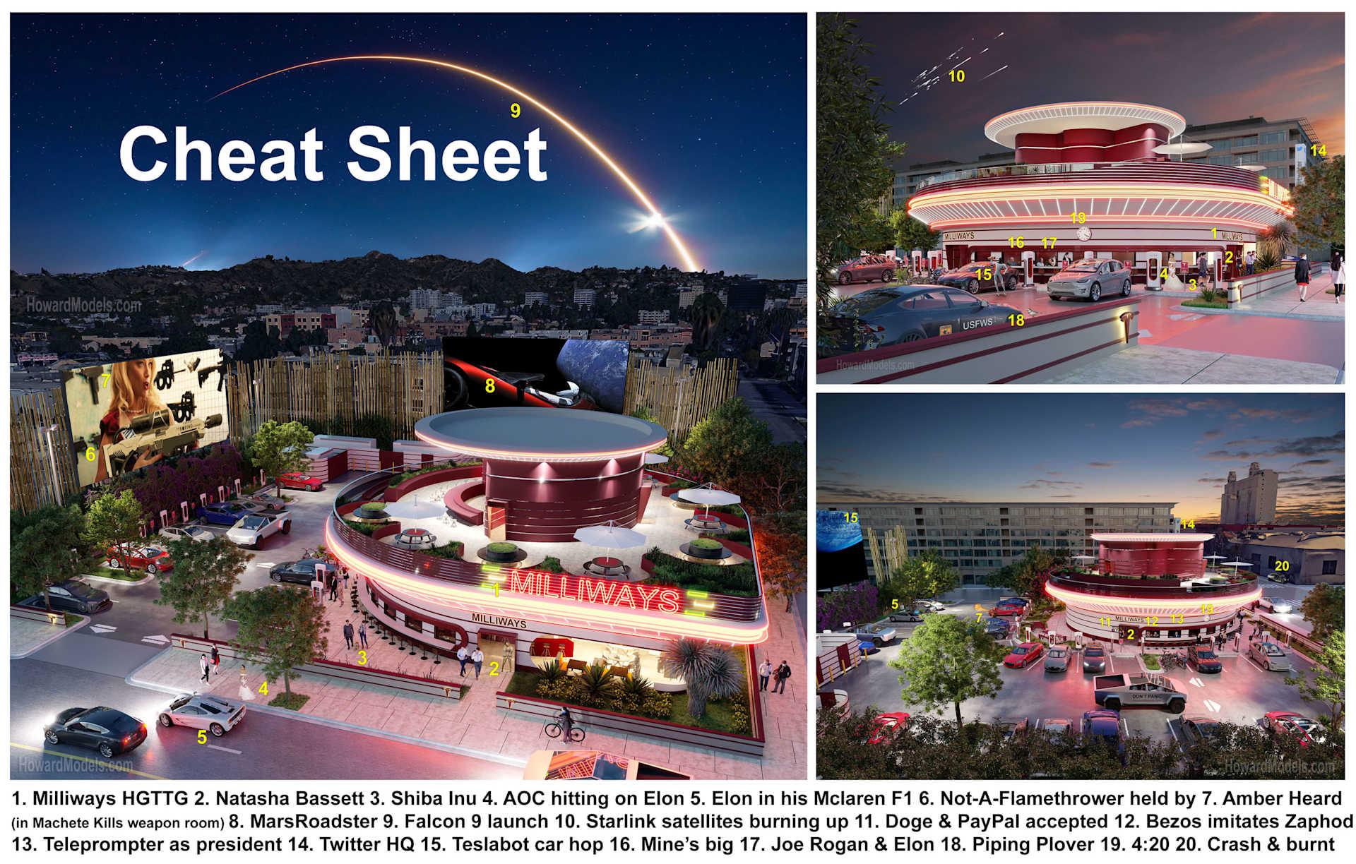 Musk Unveils Tesla Drive-in Theater