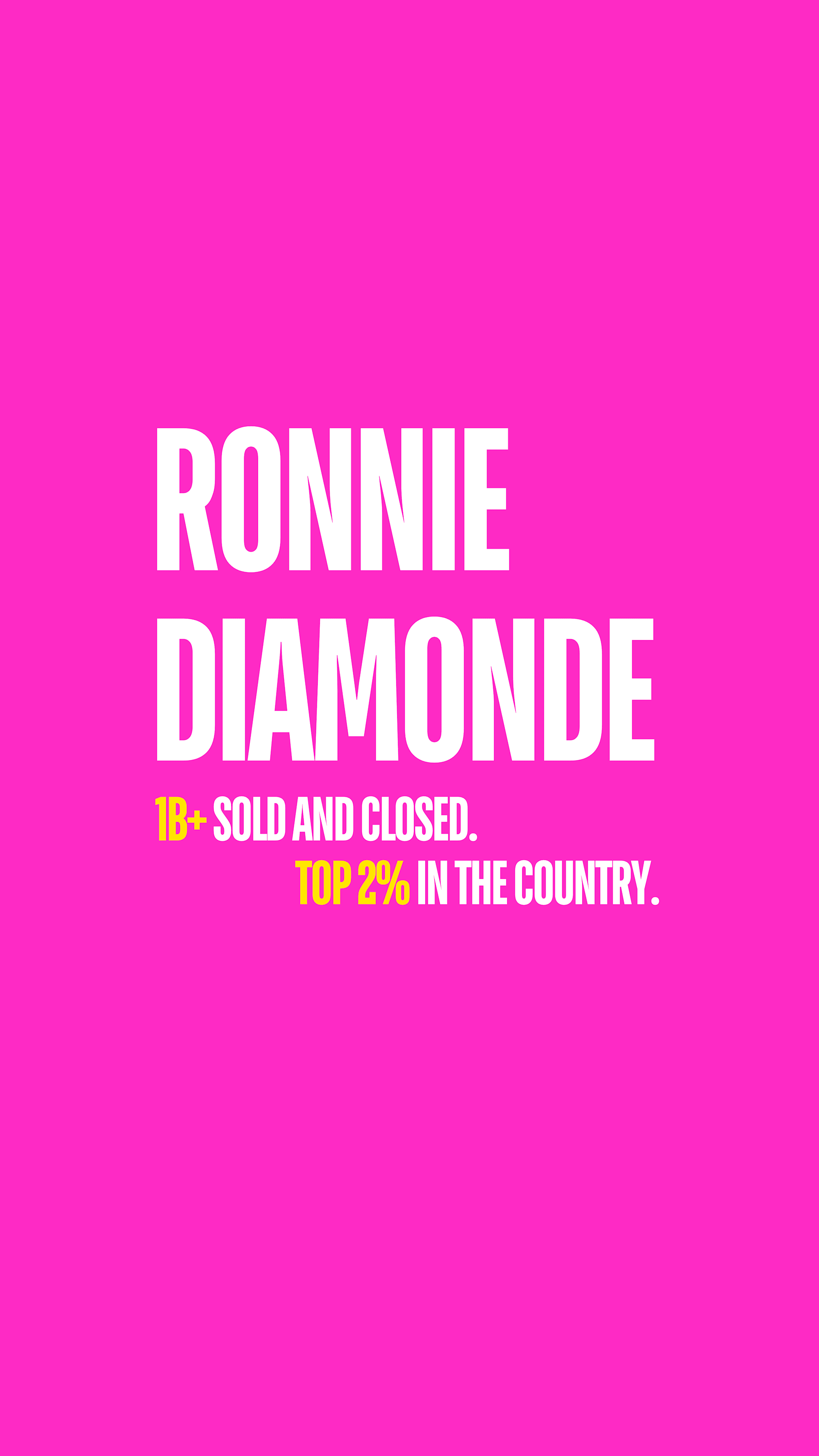 Top 2% Luxury Real Estate Broker in the Country