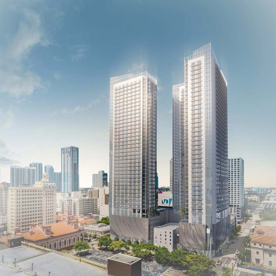 Construction has commenced on two towering structures, known as the 222 ...
