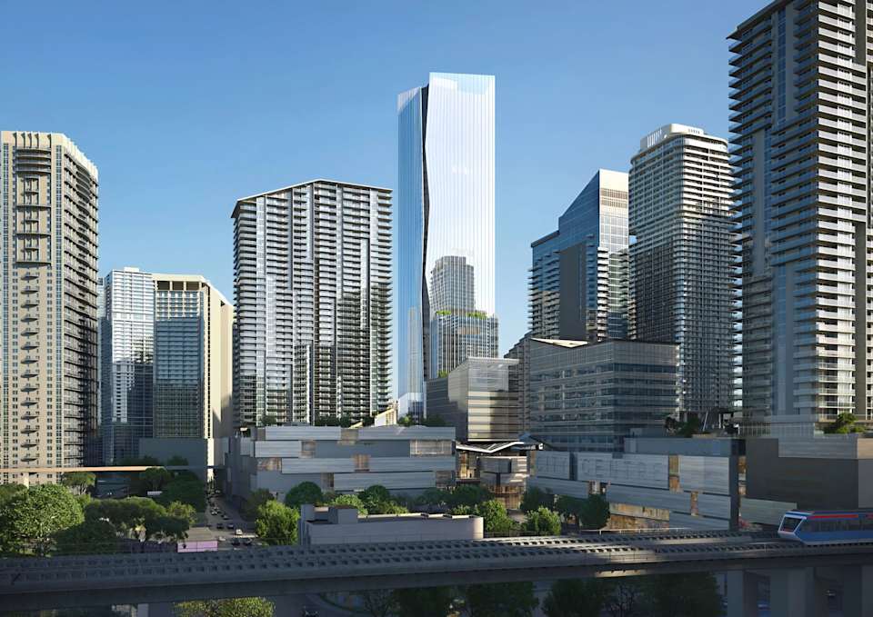 Construction persists on One Brickell City Centre, poised to become the ...