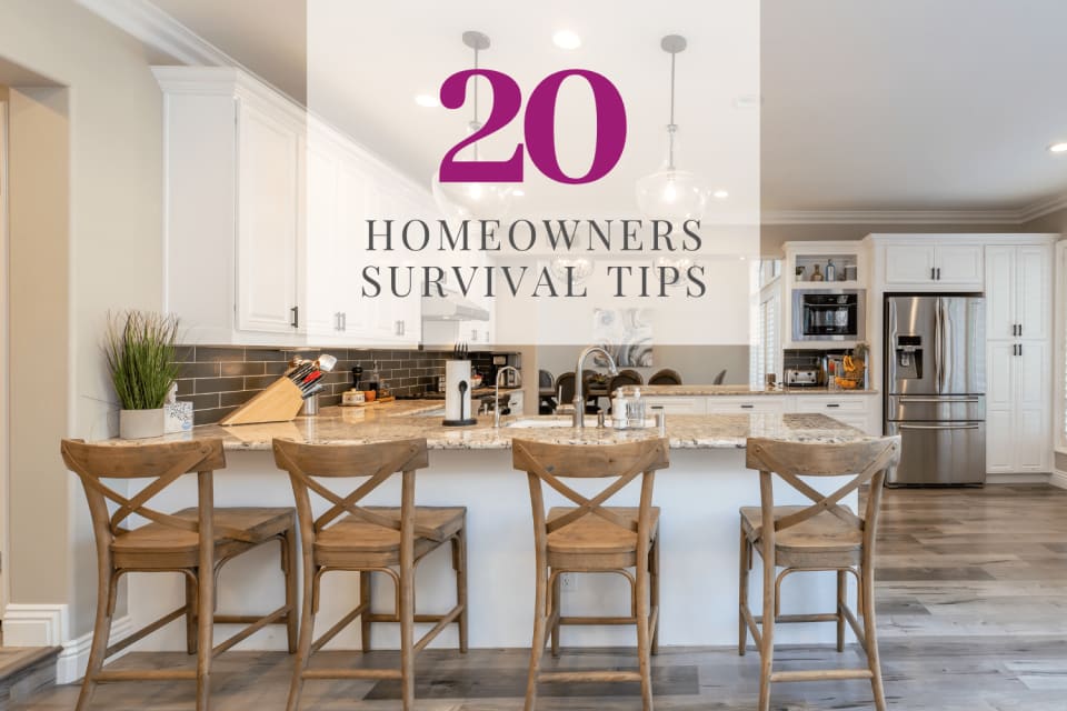 20 Survival Tips for Homeowners | Amy Wease | Washington Real Estate Agent