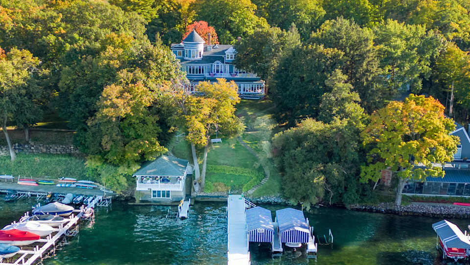 Look inside a 19th Century Lake Geneva Mansion For Sale