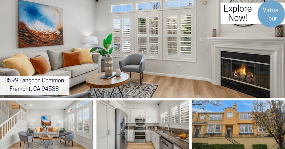 [Virtual Tour] Updated 3-Bed+Office Townhouse in Fremont's Desirable ...