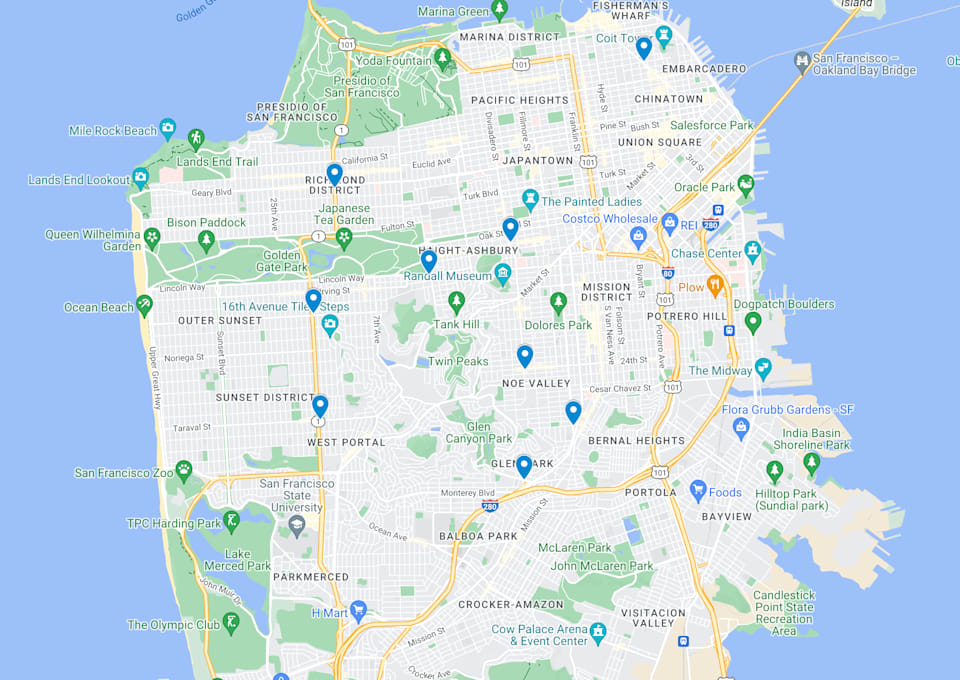 Guide to Google Shuttle Stops in San Francisco