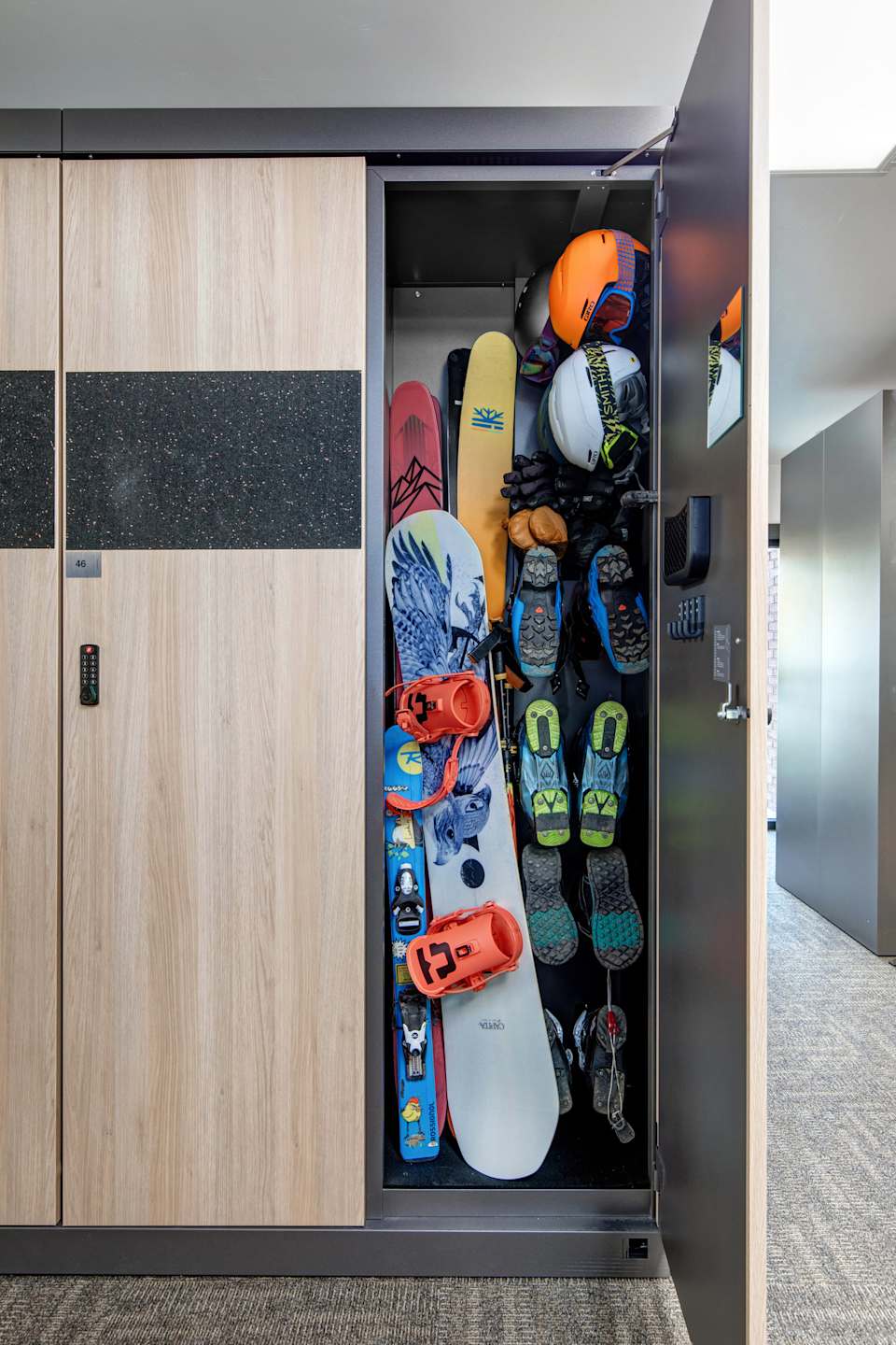 Ski and Snowboard Lockers in Park City | The Ridge Club Ski Lockers