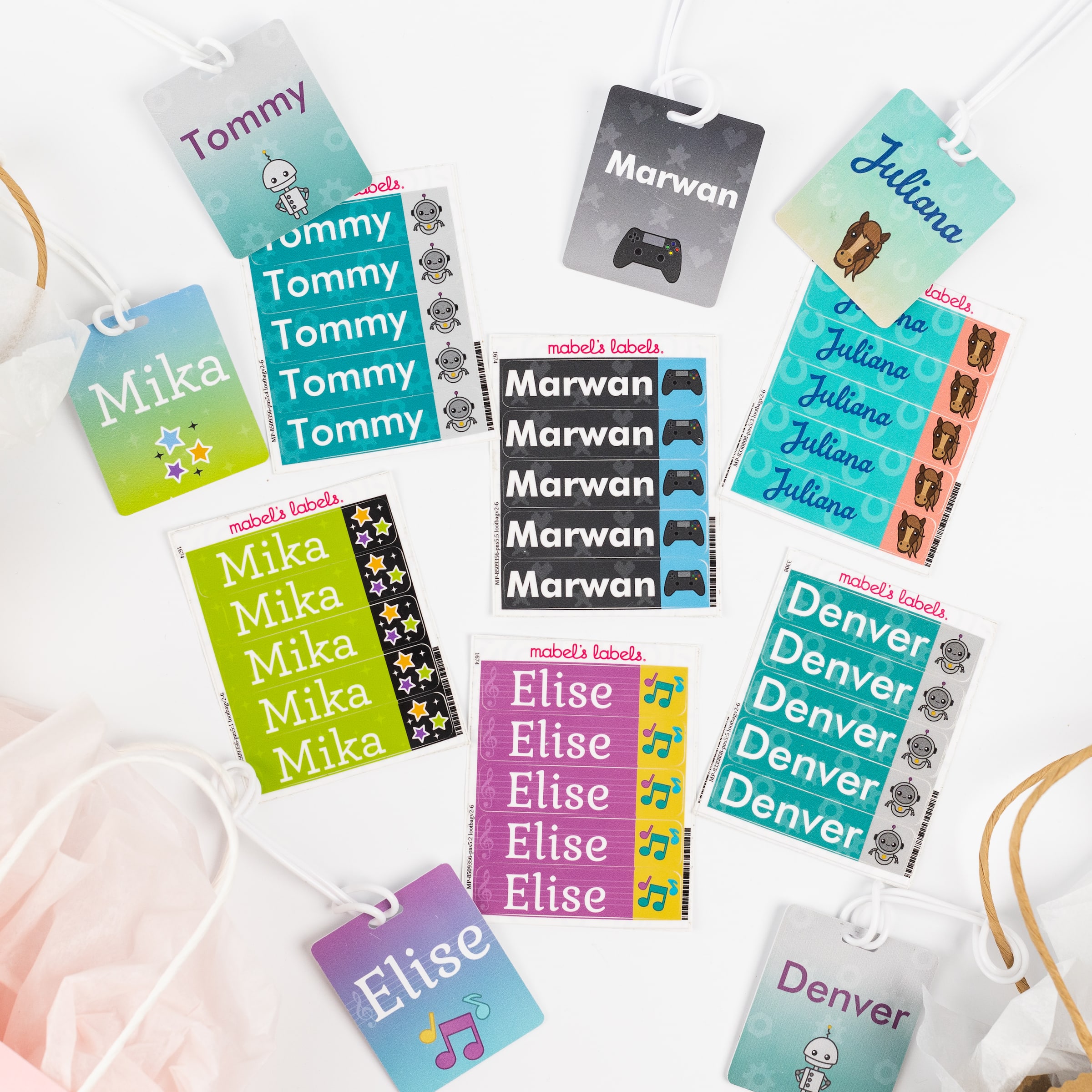 Mabel's Labels: Personalized Birthday Party Label Pack