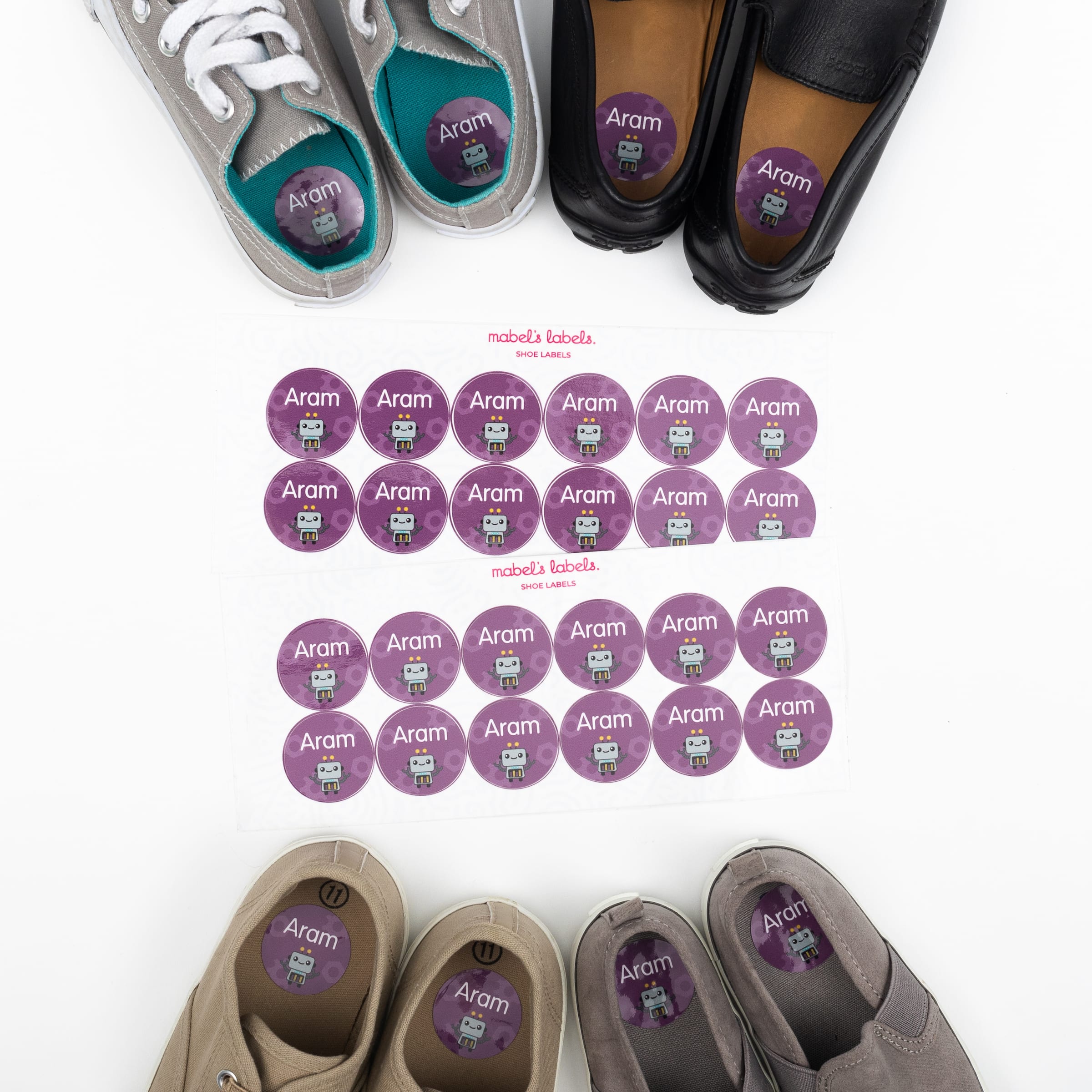 Mabel's Labels: Shoe Labels for Kids