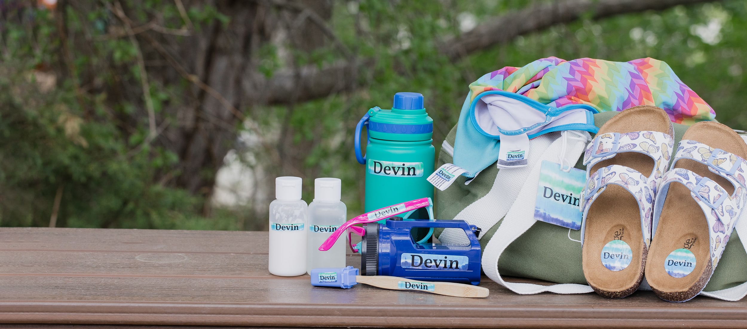 Camp Labels | Camp Clothing Labels (Stick On) | Mabel's Labels