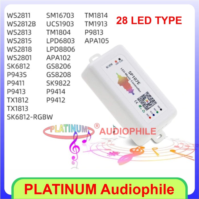 Jual Jual Sp107E Music Bluetooth Rgb Controller Sp107E Led Ws2812 ...