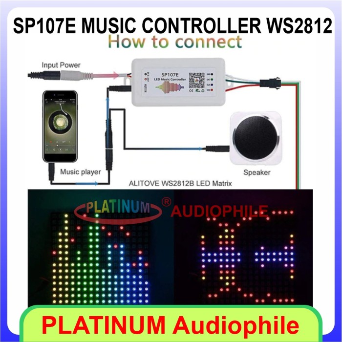 Jual Jual Sp107e Music Bluetooth Rgb Controller Sp107e Led Ws2812