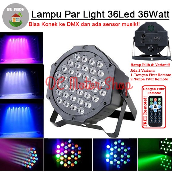 Jual Jual Par Light 36 Led Rgb Mini Flat Stage /Lampu Panggung /Led ...
