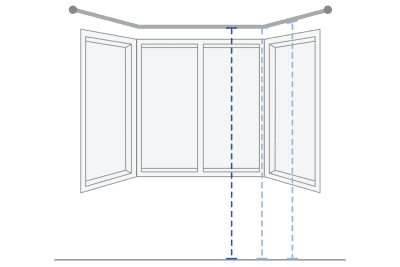 Stitched | Measuring Guide for Bay Window Curtains