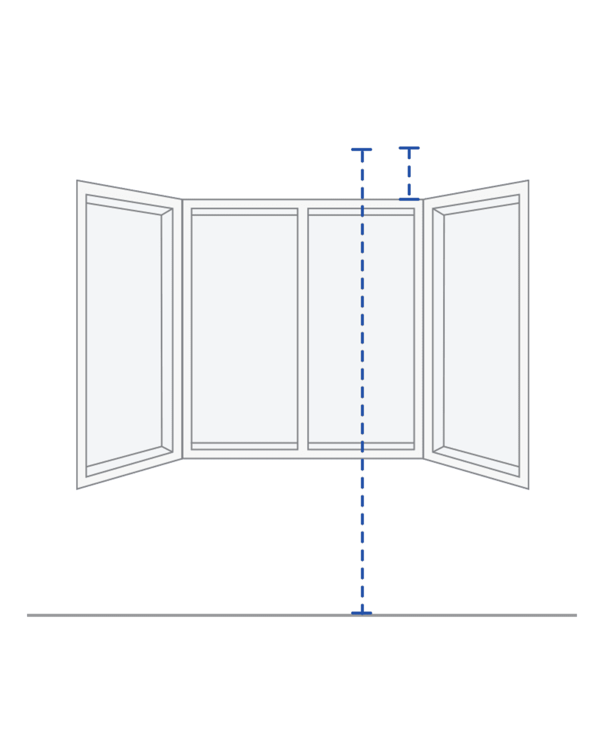 Stitched | Measuring Guide for Bay Window Curtains