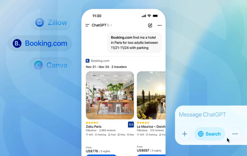 OpenAI Launches Apps in ChatGPT with New App SDK & Agent Kit