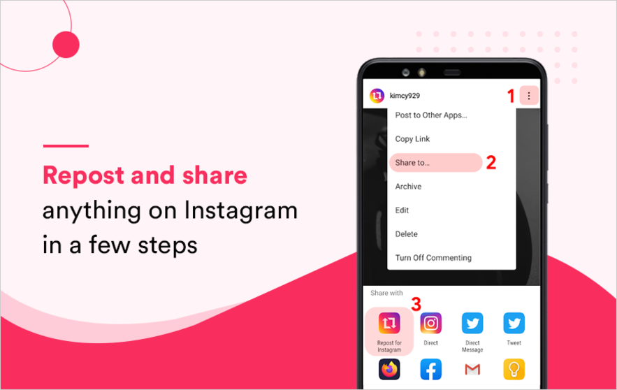 Regram, the best repost app for Instagram and more.