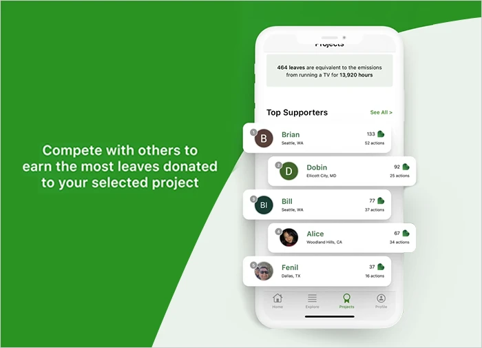 GetGreen App - Take Eco-friendly Actions to Fight Climate Crisis