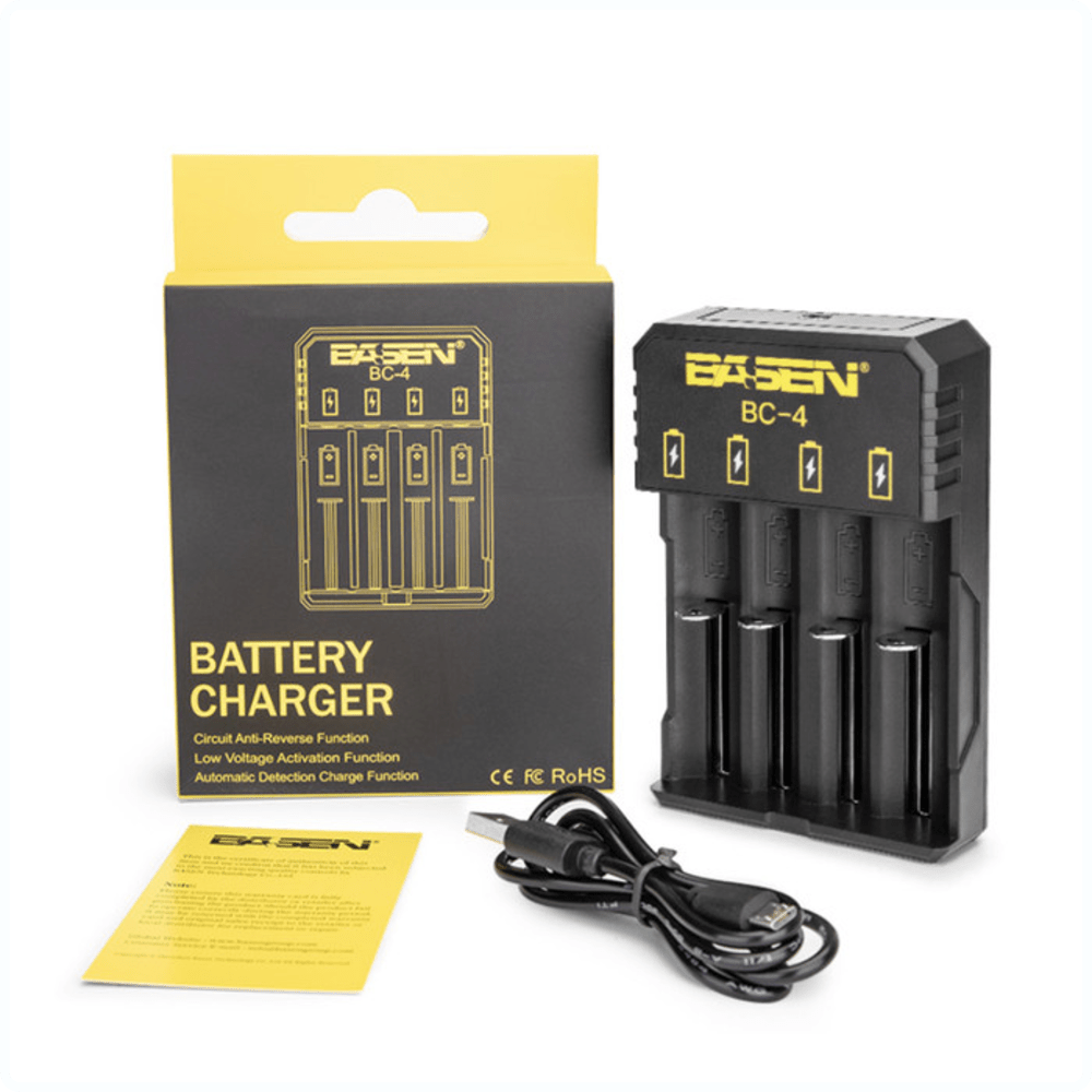 Jual Basen Bc4 Battery Charger 100% Authentic - Charger Vape Basen Bc4 ...