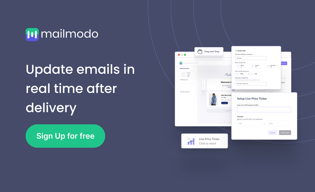 Create and Send Dynamic Emails With Mailmodo