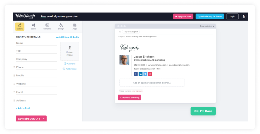 How to Design an Effective Email Signature & 5 Best Tools for It