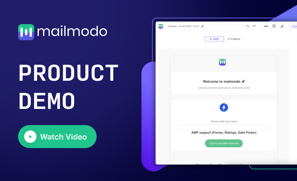 Mailmodo Email Marketing Platform Demo | A Quick Look Inside
