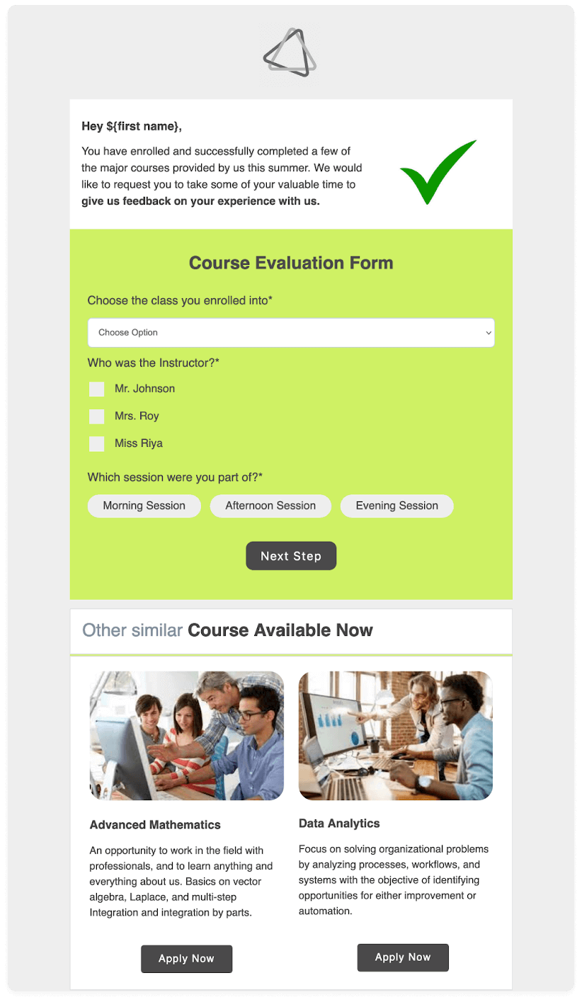 How to Use Interactive Email Forms to Collect More Responses