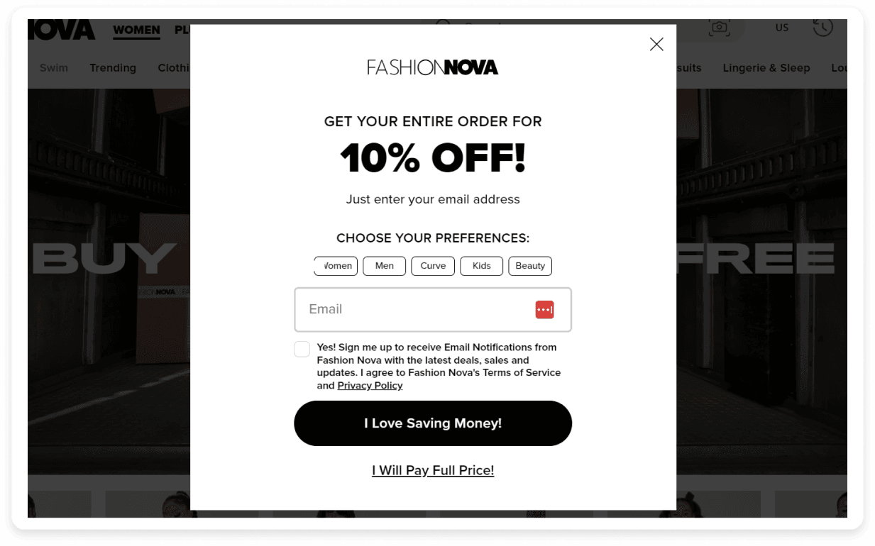 10 Best Email Popup Examples & Why They Work