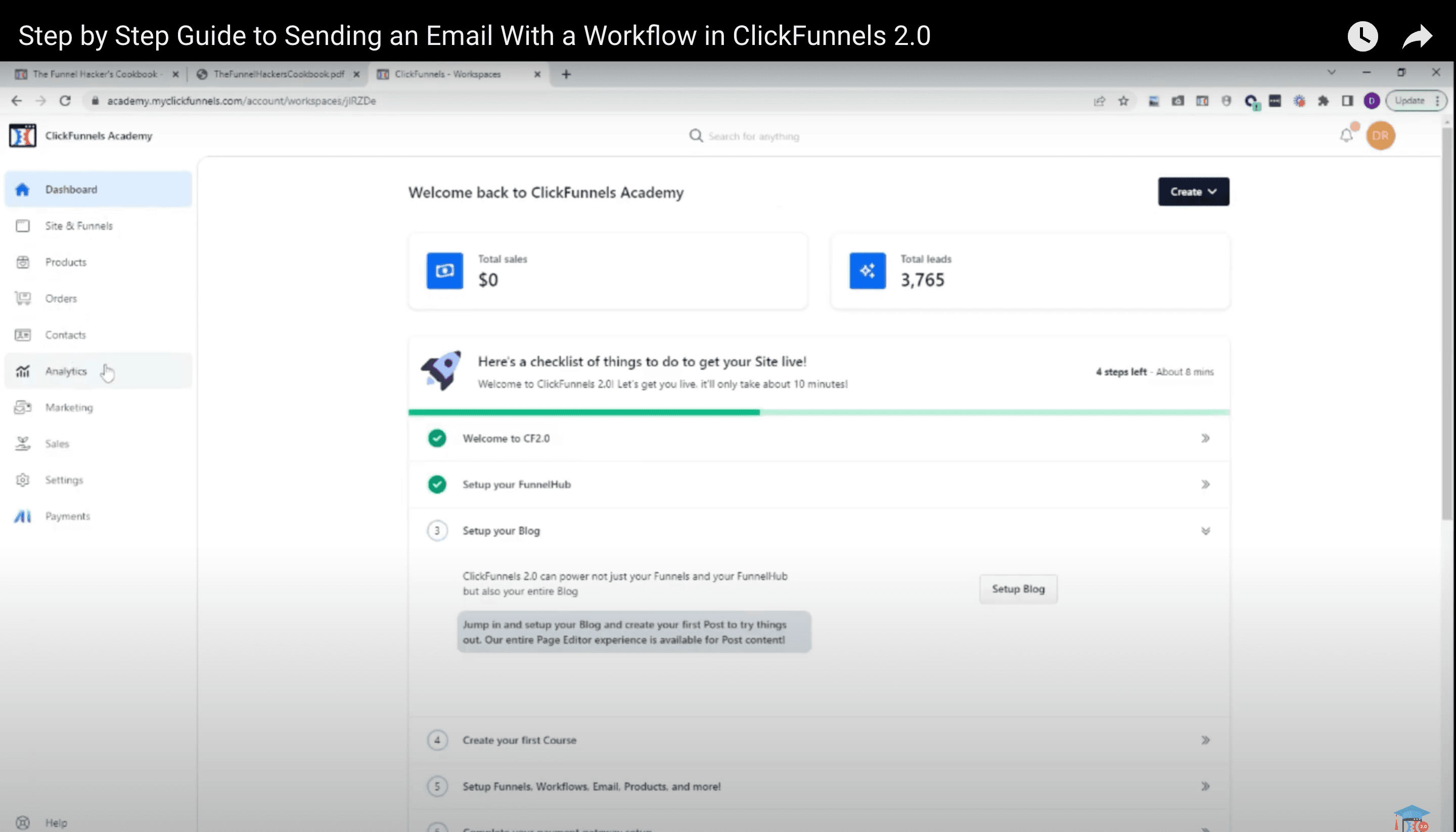 How to Automate Emails Using Clickfunnels