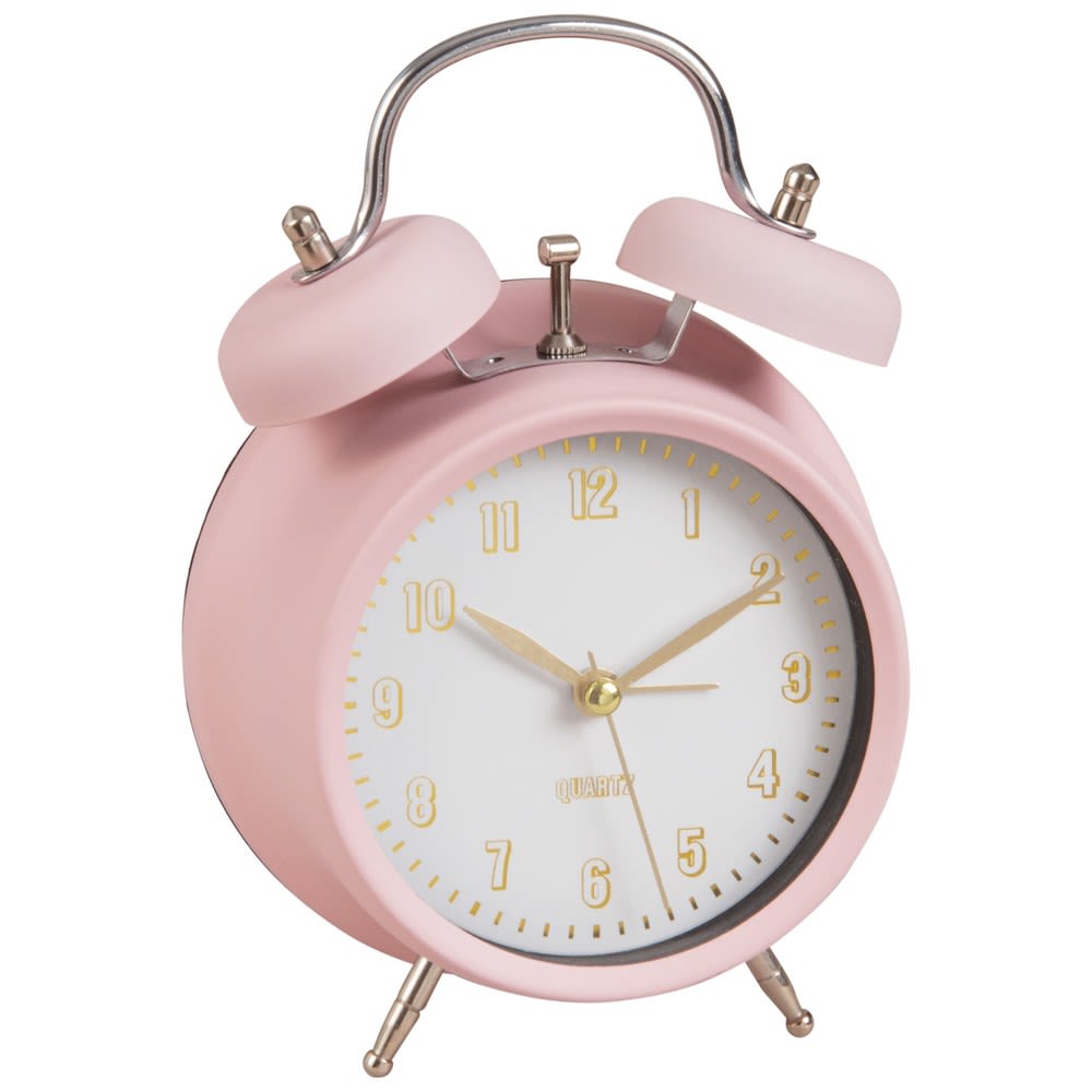 Wecker aus Metall, rosa Lison | Maisons du Monde