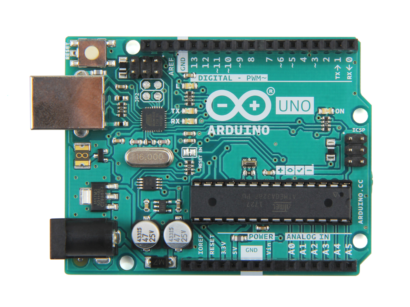 Arduino Uno Rev 3 The Arduino Uno Is A Microcontroller Board Based On