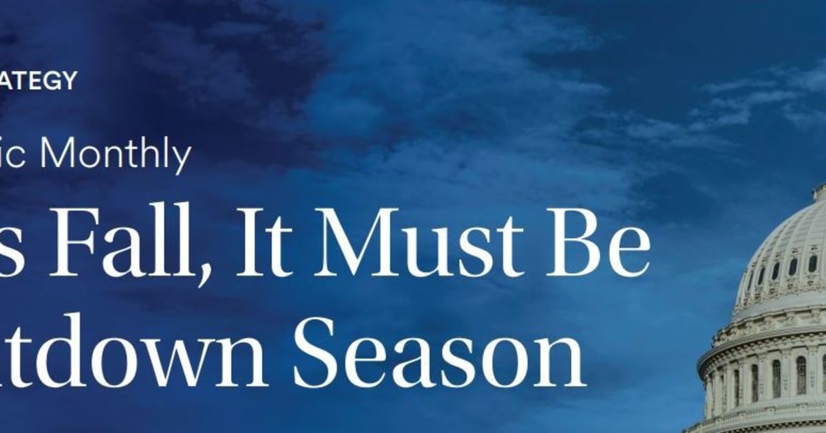 If It’s Fall, It Must Be Shutdown Season – mallowstreet
