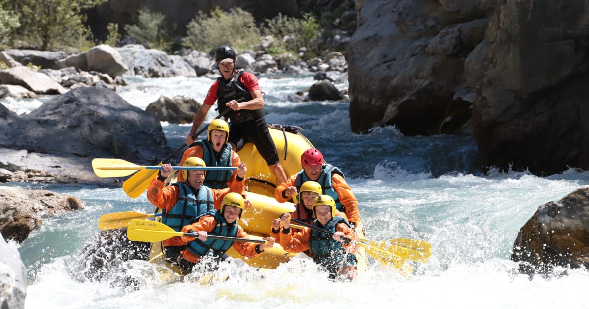 Rafting Down the Guil River in the Queyras Regional Nature Park, near ...
