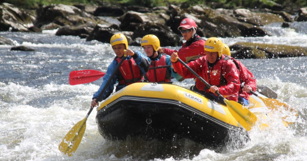 White Water Rafting on the River Tay from Aberfeldy, near Edinburgh ...