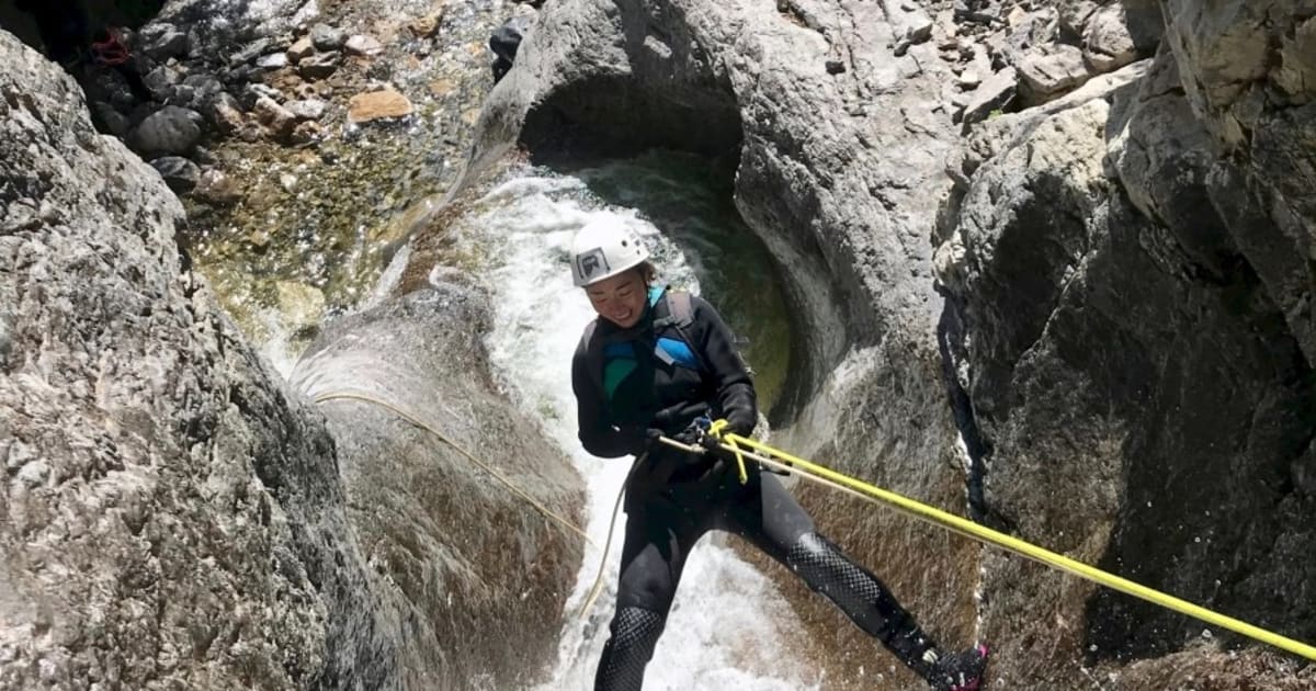 Canyoning in Ghost Canyon in Banff National Park, Alberta | Manawa