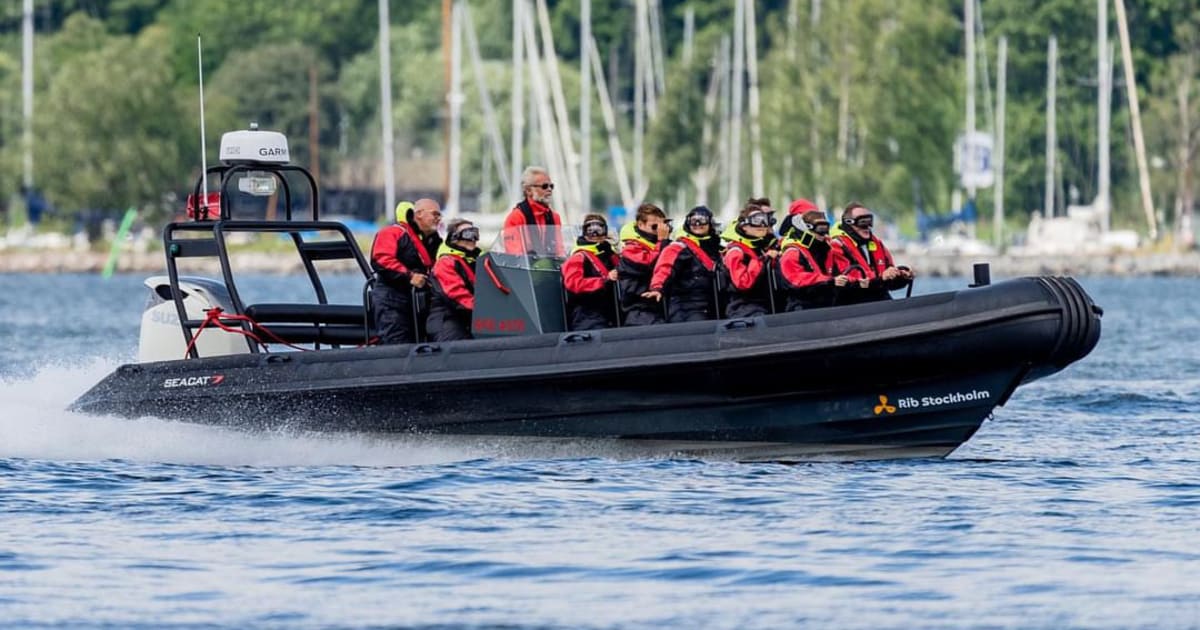 Speedboat Tour in the Stockholm Archipelago & Grinda Island Visit | Manawa
