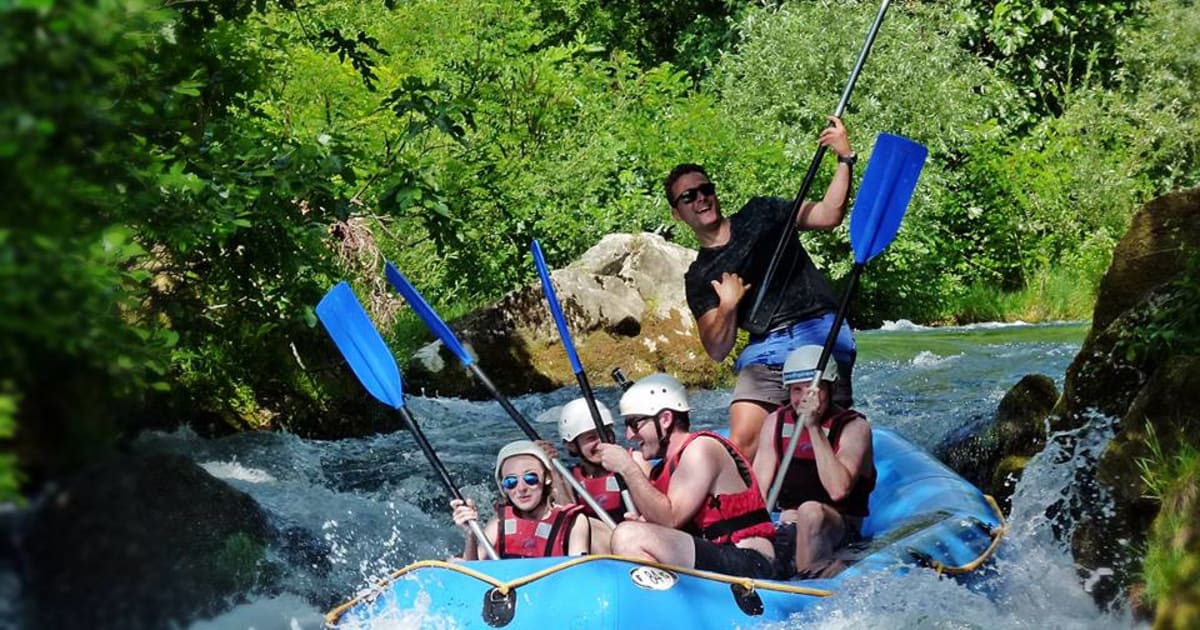 Rafting Excursion - Rafting and Cliff Jumping on the Cetina River near ...