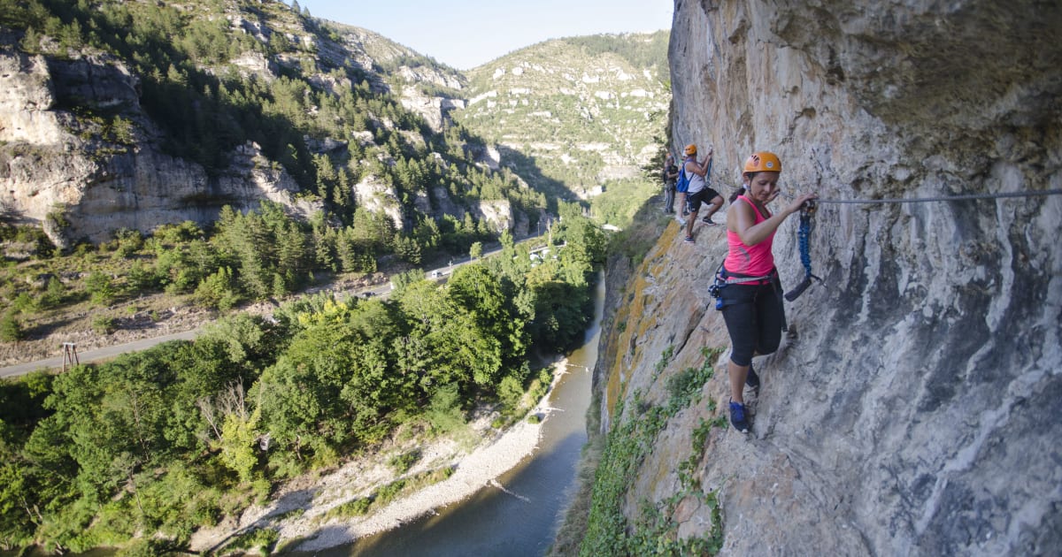 Via Ferrata du Rochefort à Florac depuis Saint Enimie | Manawa