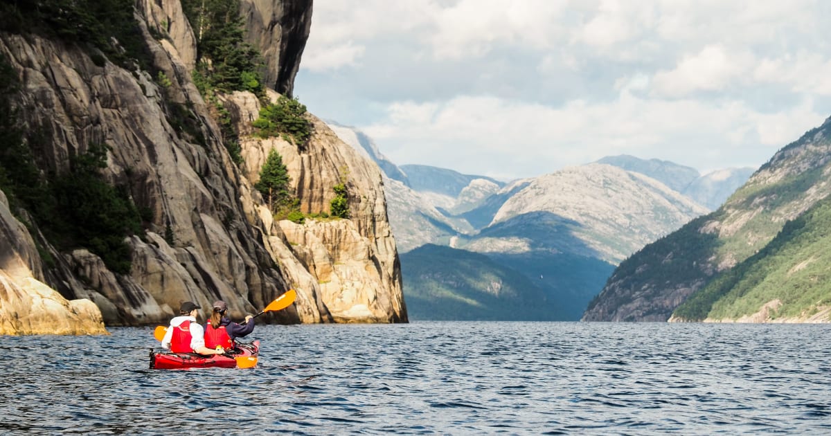 Short Excursion | 3-hours - Guided Kayaking Excursion in Lysefjord from ...