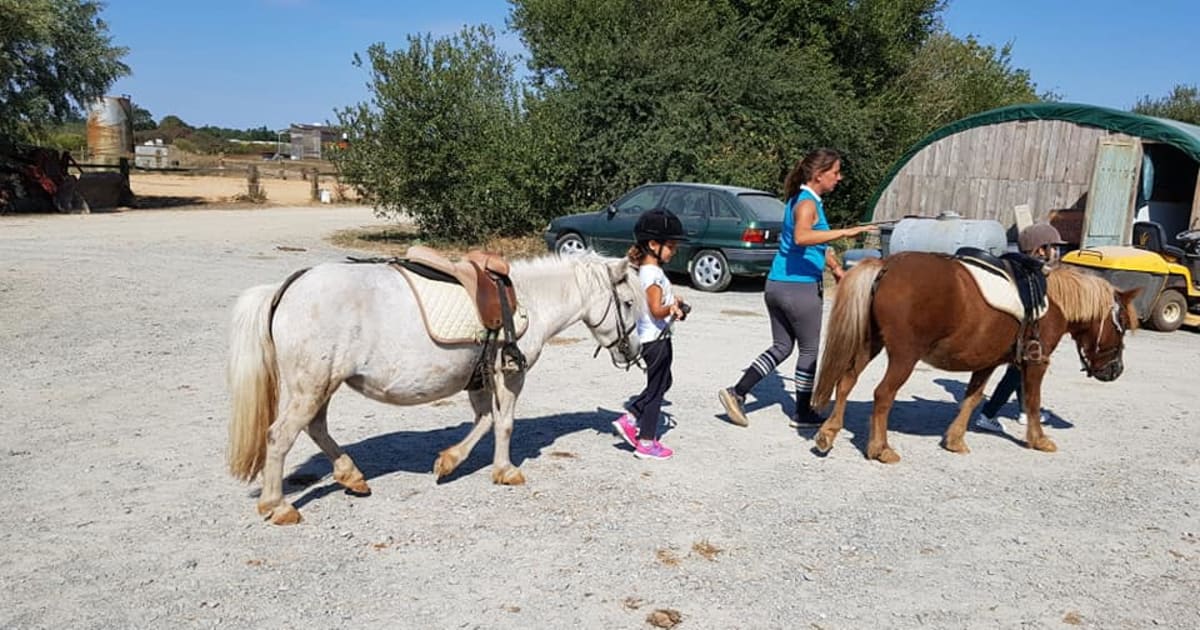 Pony Ride for Children near La Rochelle | Manawa