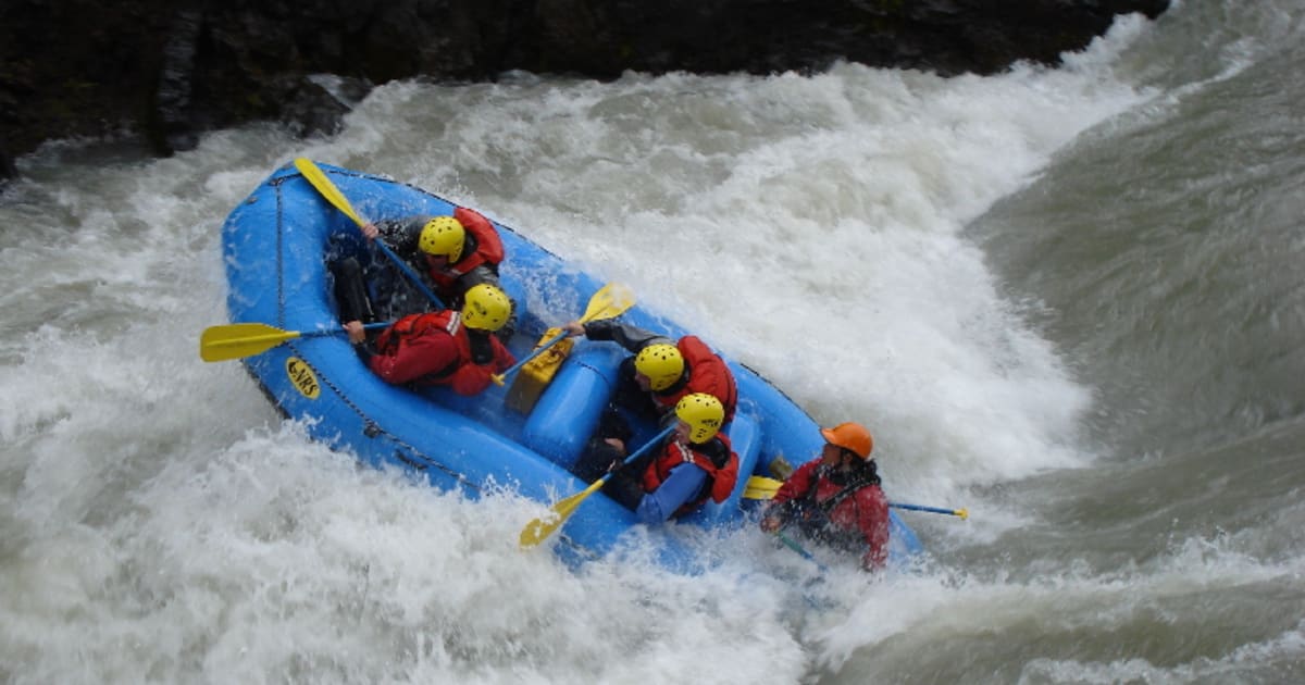 Extreme rafting down the East Glacial River, Northwestern Region of ...
