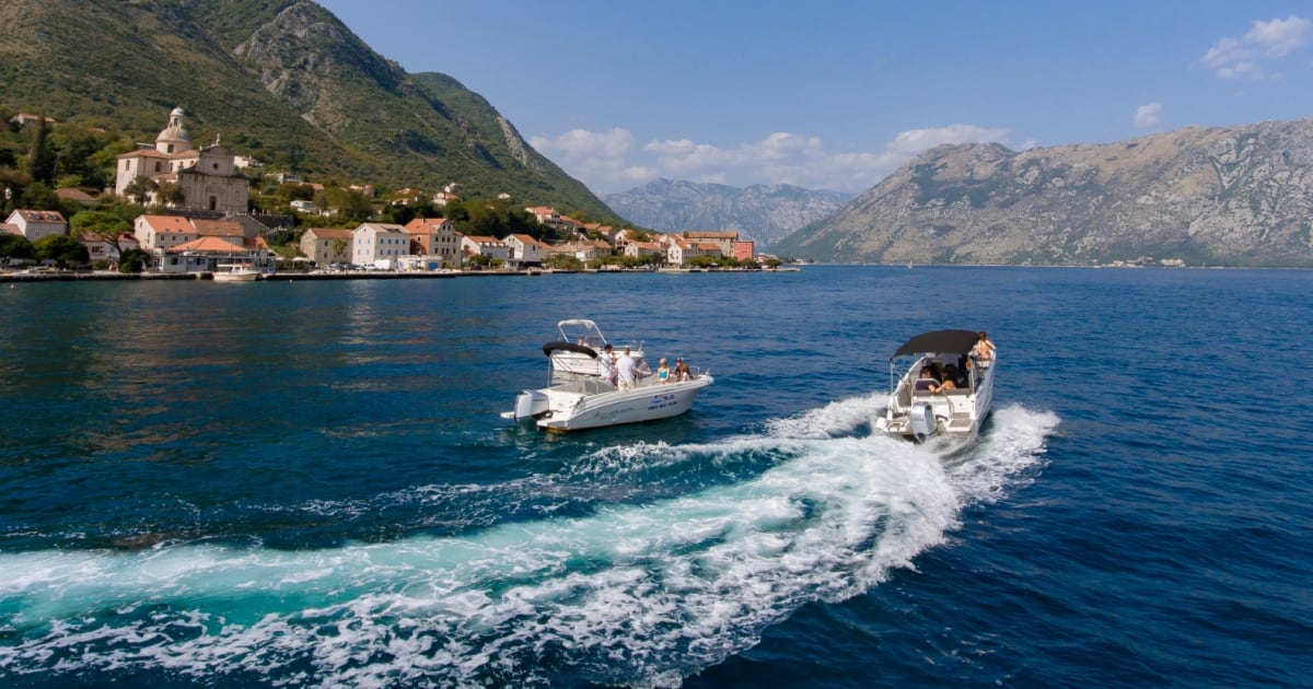 Speed Boat Tour to Our Lady of the Rocks & Blue Cave in Kotor Bay | Manawa