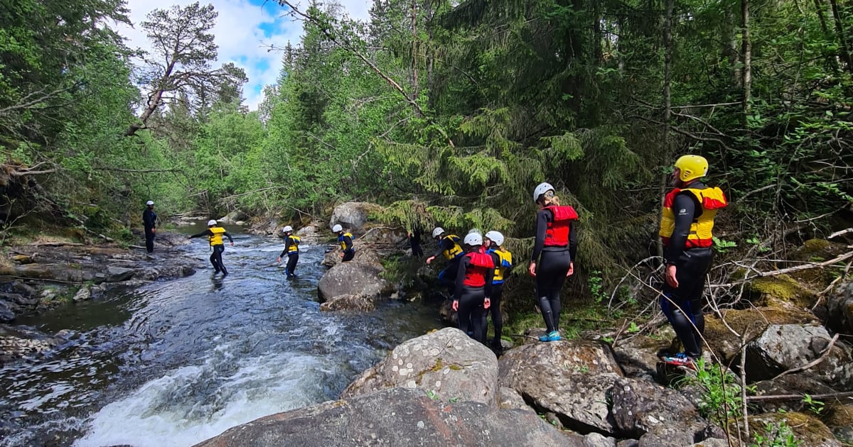 Canyoning the River Sjoa from Nedre Heidal, Innlandet | Manawa