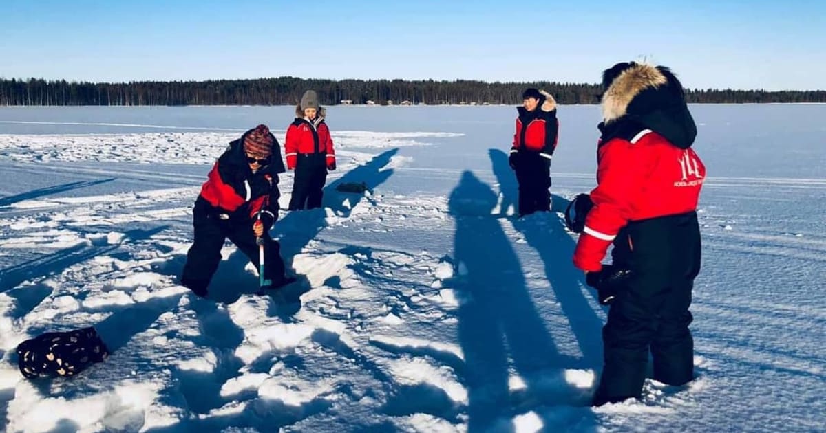 Ice Fishing in Lapland, Rovaniemi | Manawa