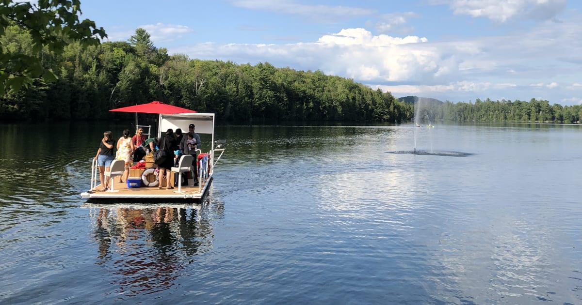 Pontoon Boat Trip on Lake Morency near Montreal with Fishing | Manawa