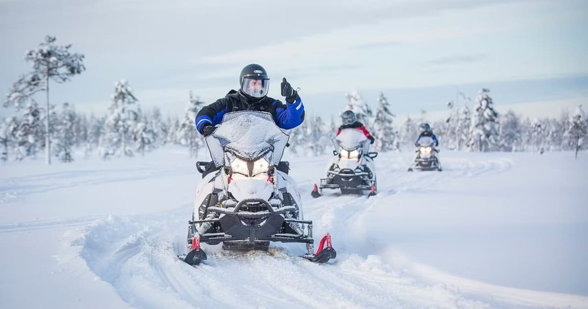 Snowmobile and Reindeer Sled Ride in Rovaniemi | Manawa
