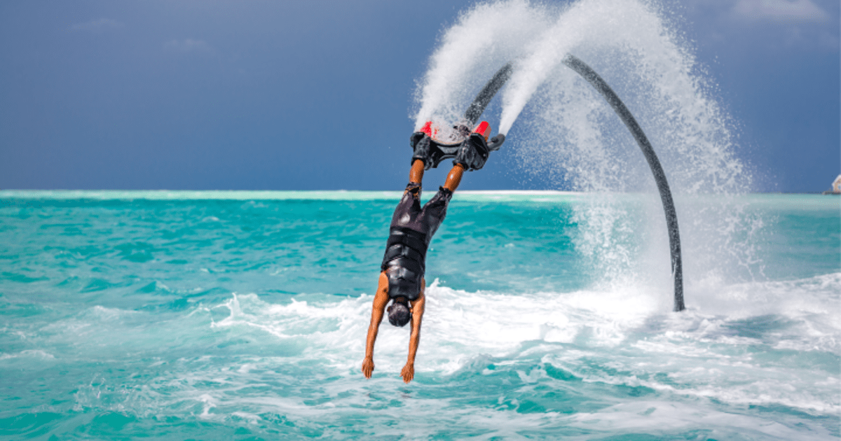 Flyboarding at Tsampika Beach in Rhodes | Manawa