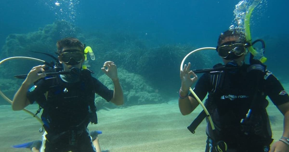 Discover Scuba Diving from Santa Barbara Beach in Corfu | Manawa