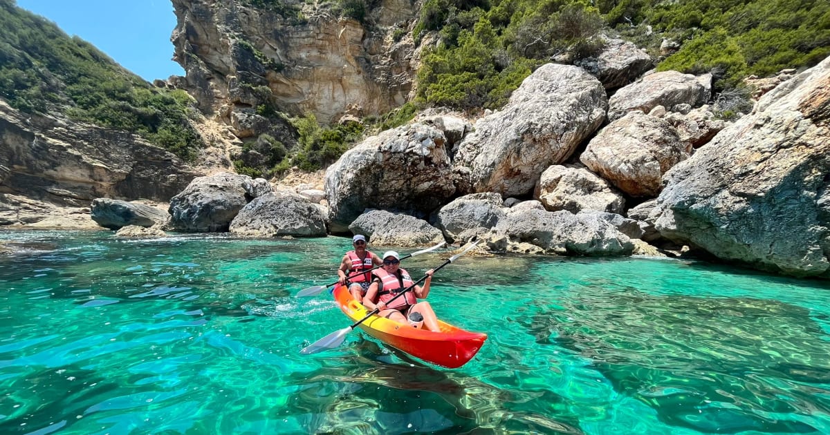 Sea Kayaking Excursion with Snorkelling from Cala Granadella in Jávea ...