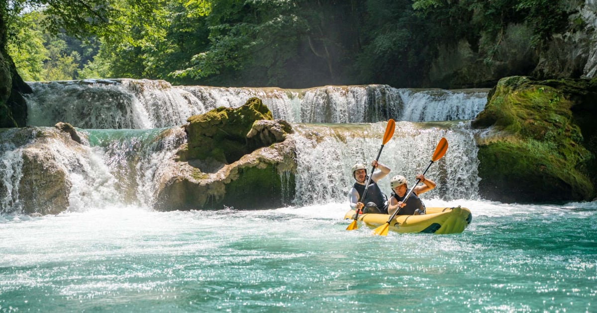 Kayaking Excursion on the Mrežnica River and Waterfalls from Slunj | Manawa