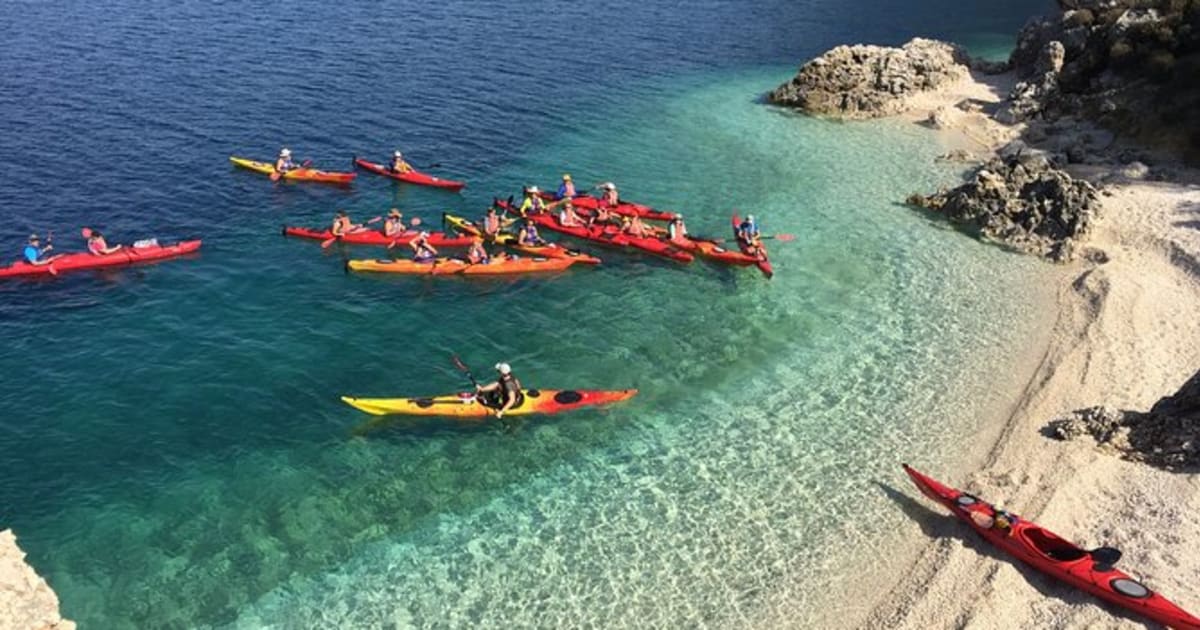Blue Cave Sea Kayaking Excursion in Lefkada with a Taste of Greece | Manawa